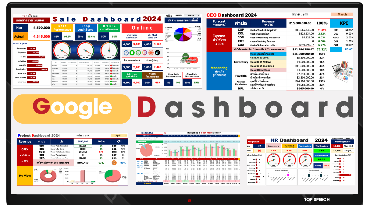 DASHBOARD อันดับ 1 ตัวช่วยผู้บริหาร - topspeech ที่ปรึกษาธุรกิจ รับปรึกษาปัญหาธุรกิจ วางแผนธุกิจ ...